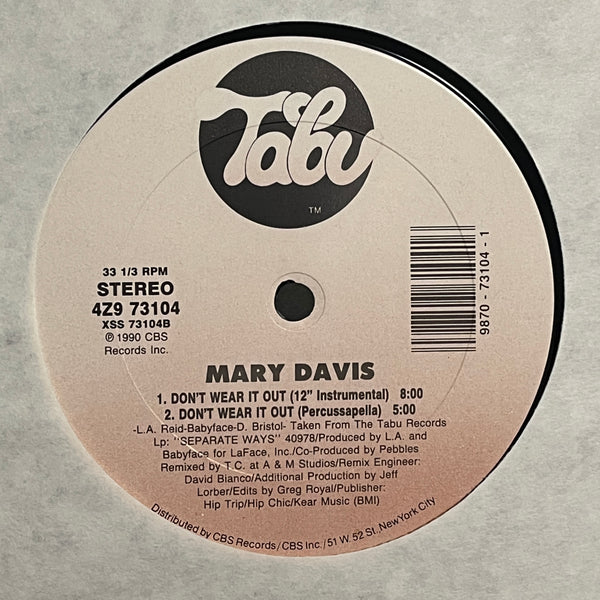 Mary Davis – Don't Wear It Out – Terrestrial Funk